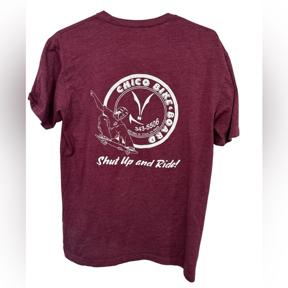 Next Level Apparel | Shirts | Retro Soft Red Chico Bike Board Skate Bmx Mens L Tshirt Minty Ca ...